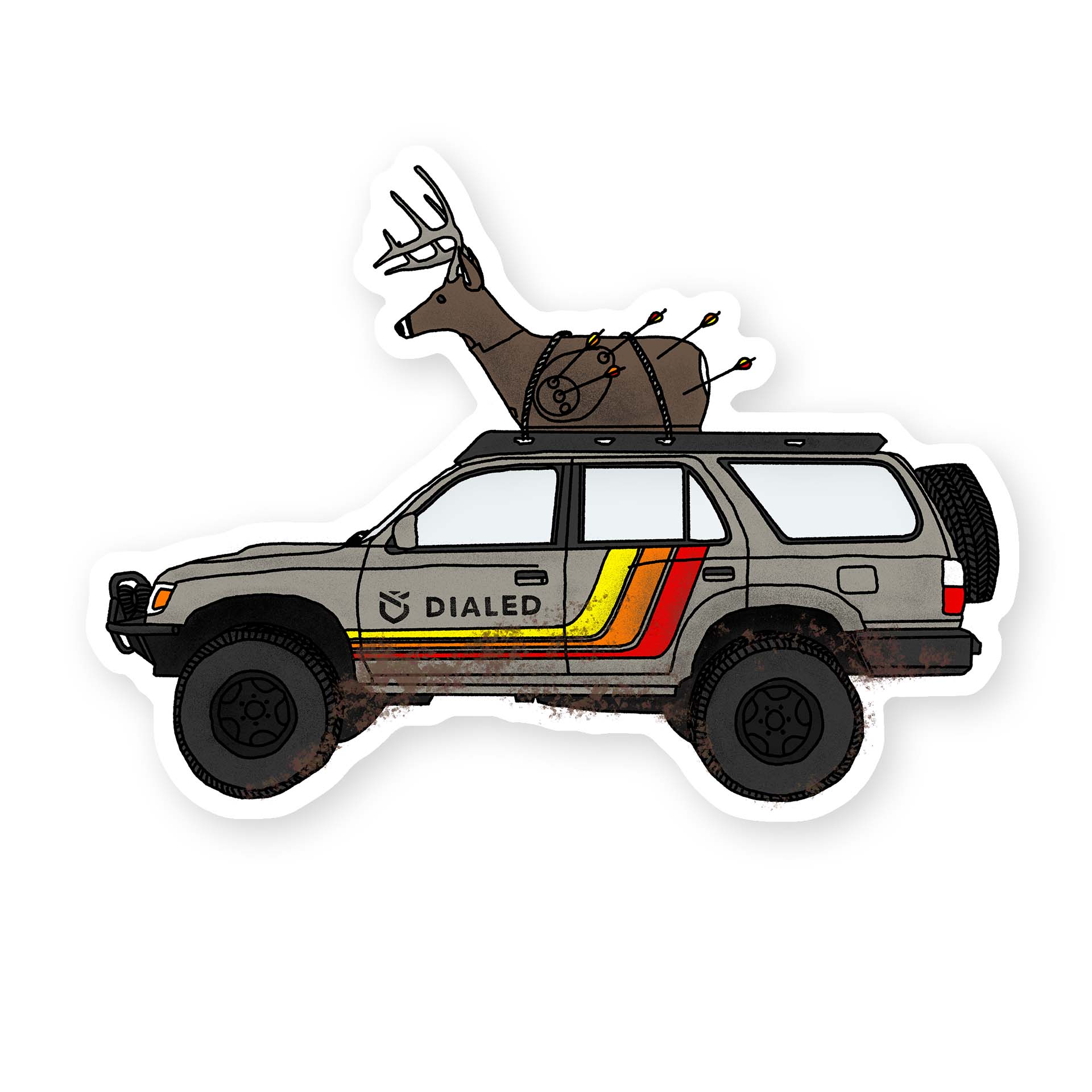 DeerRunner Sticker – Dialed Archery